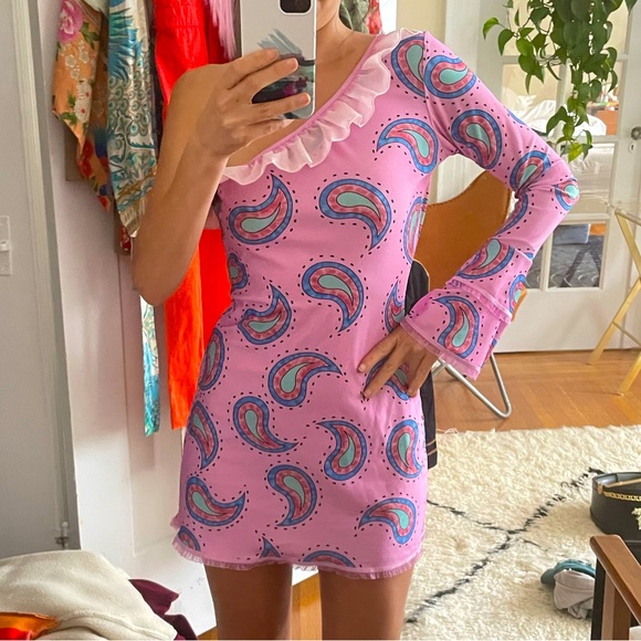 Music Legs | Dresses | Pink Gogo Mini Dress Costume In Xs | Poshmark